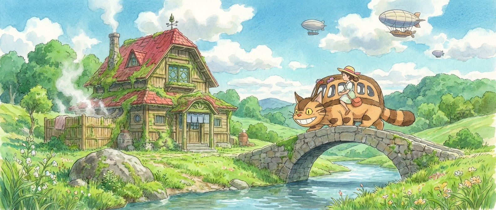 Ghibli-Style Video Converter - Anime Video Effect | VideoAny